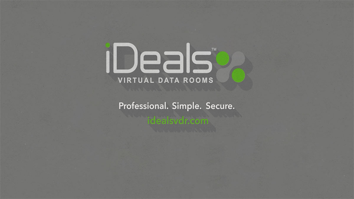 iDeals Virtual Data Room | datarooms.org