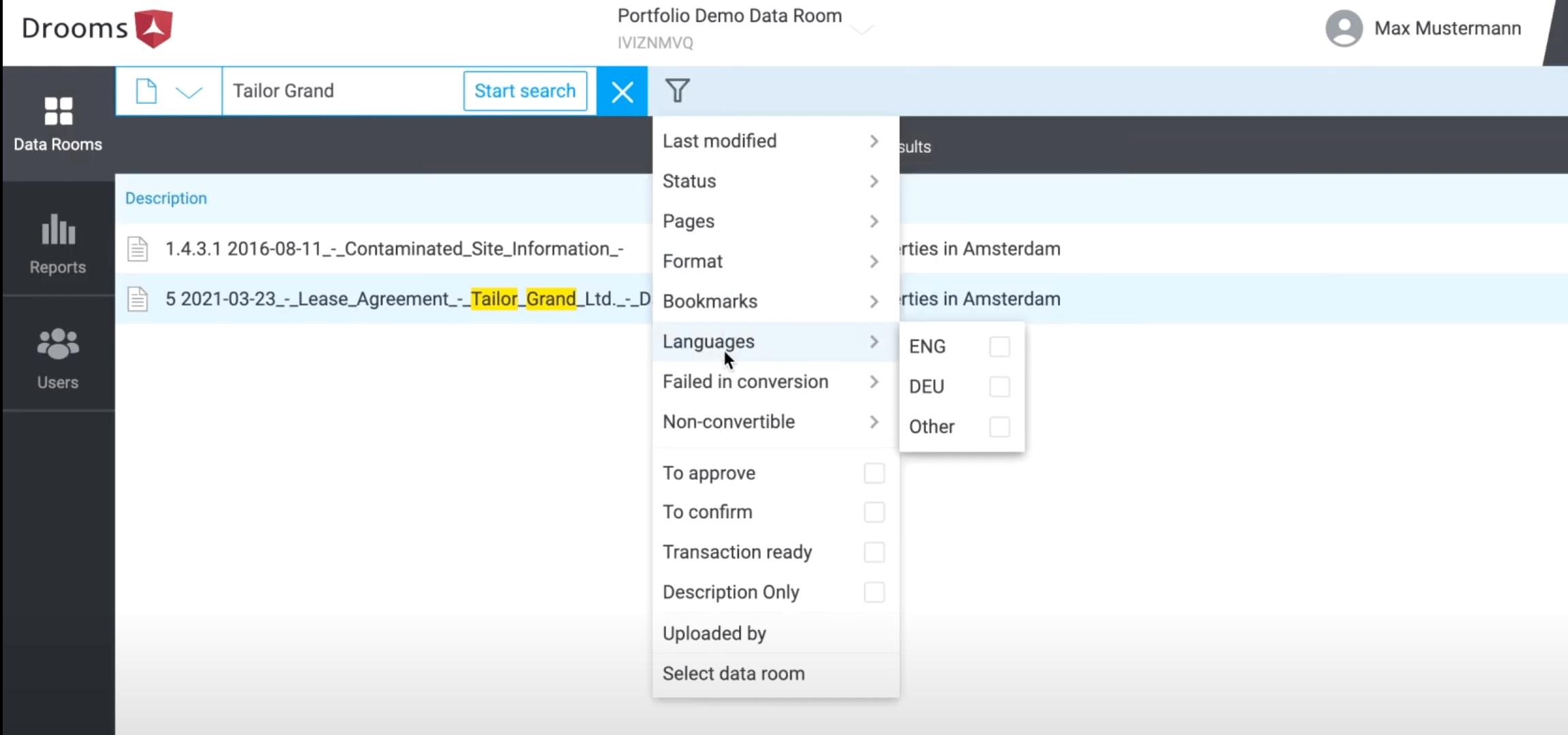 Drooms Virtual Data Room Overview | datarooms.org